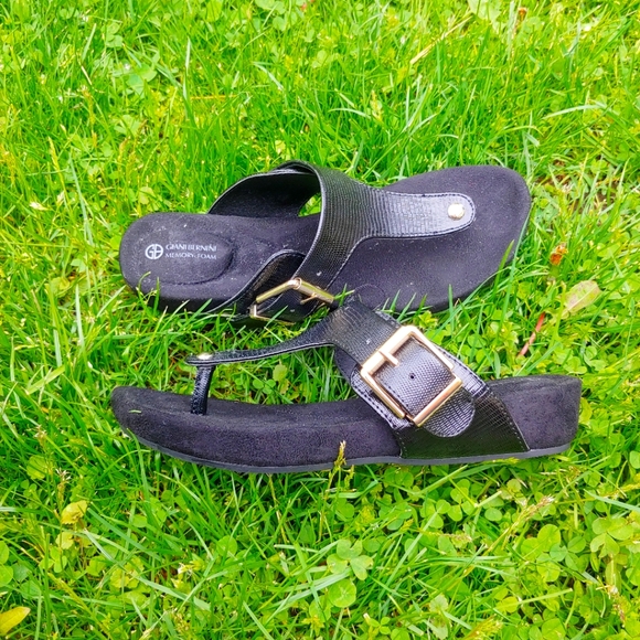 Giani Bernini | Shoes | New Giani Bernini Rivver Black Faux Croc Memory ...